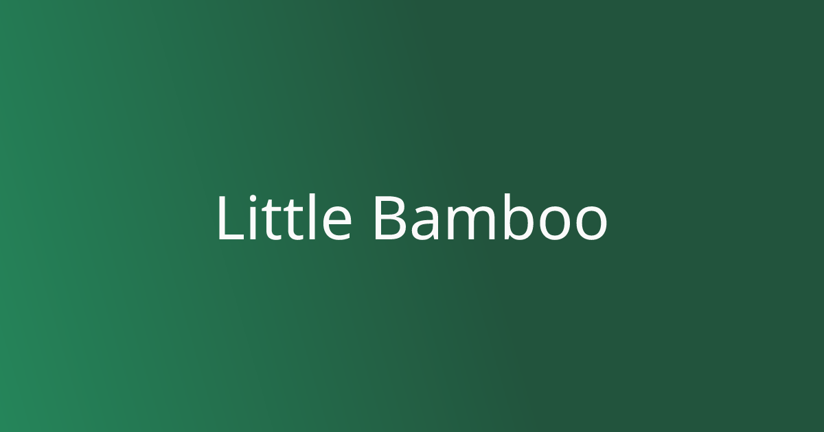 Order Authentic Chinese Online | Little Bamboo - Pickup or Delivery ...